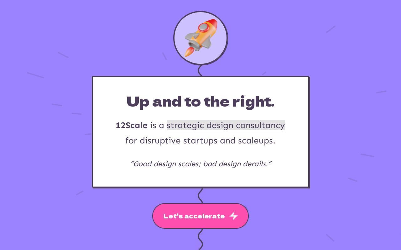 12Scale - design for scale.